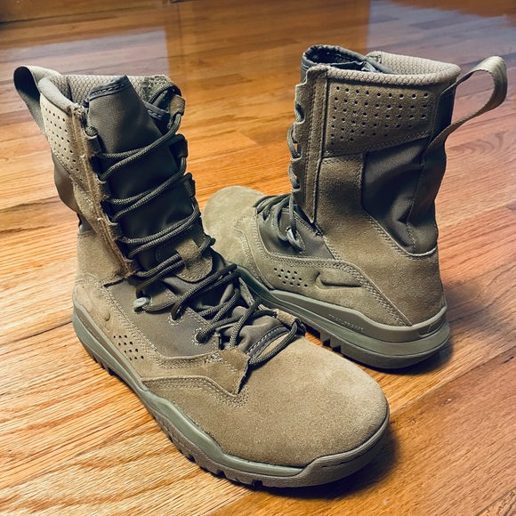 Nike | Shoes | Nike Sfb Field Military Leather Combat Boot Brown | Poshmark